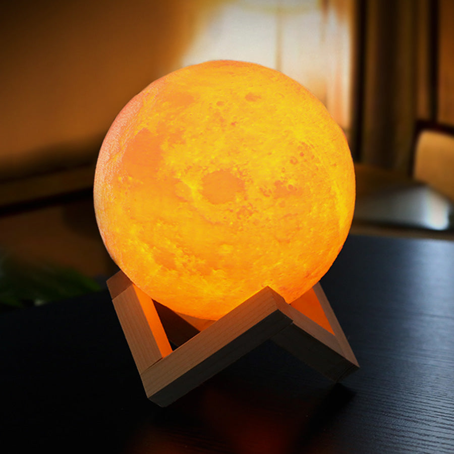 3D Night Light Moon Lamp-Rechargeable LED light-The Exceptional Store