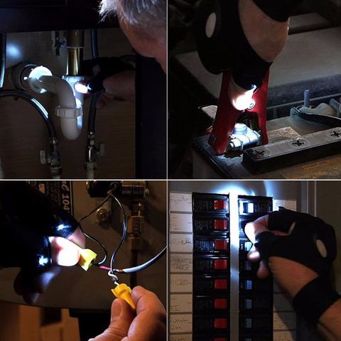 Flashlight Finger Gloves-glovelite led glove- The Exceptional Store