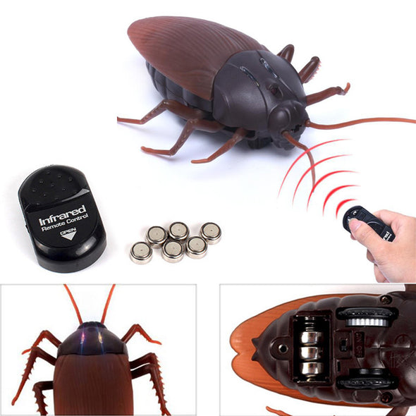Gag Remote Control Cockroach-toy bug prank joke-The Exceptional Store